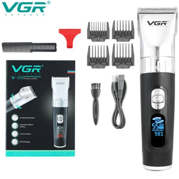 ماشین اصلاح حجم زن وی جی آر VGR مدل V-069 ا VGR V-069 Hair Clipper - آپادانا شاپ