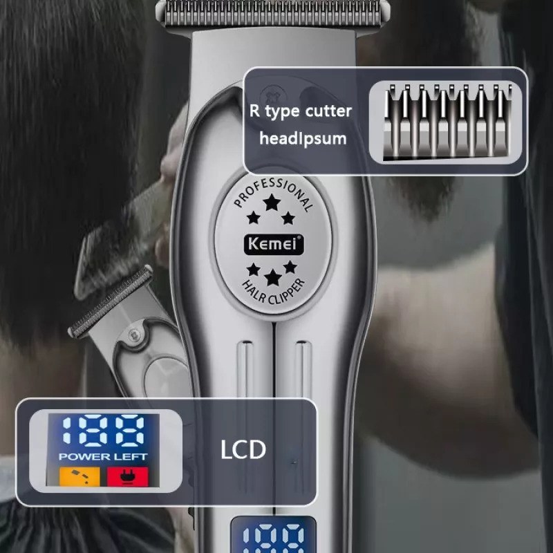 ماشین اصلاح موی صورت کیمی مدل KM-678 اصلاح دقیق و حرفه ای